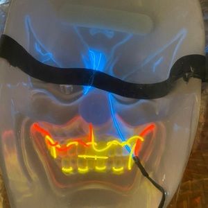 Accessories | Led Light Up Scary Clown Mask3 Settings | Poshmark
